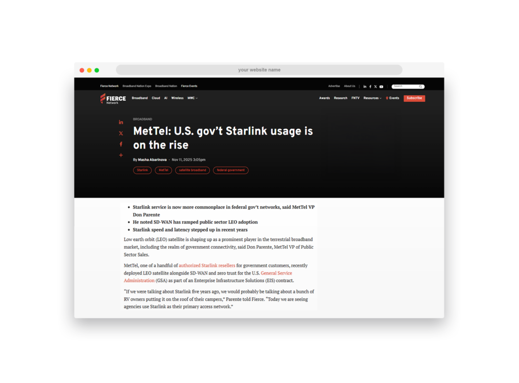 Starlink | Mettel